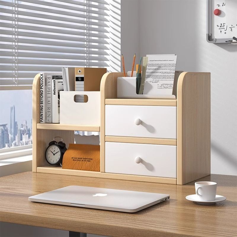 [in stock] Desktop Organizer Office Desk Multi-layer Storage Rack with ...