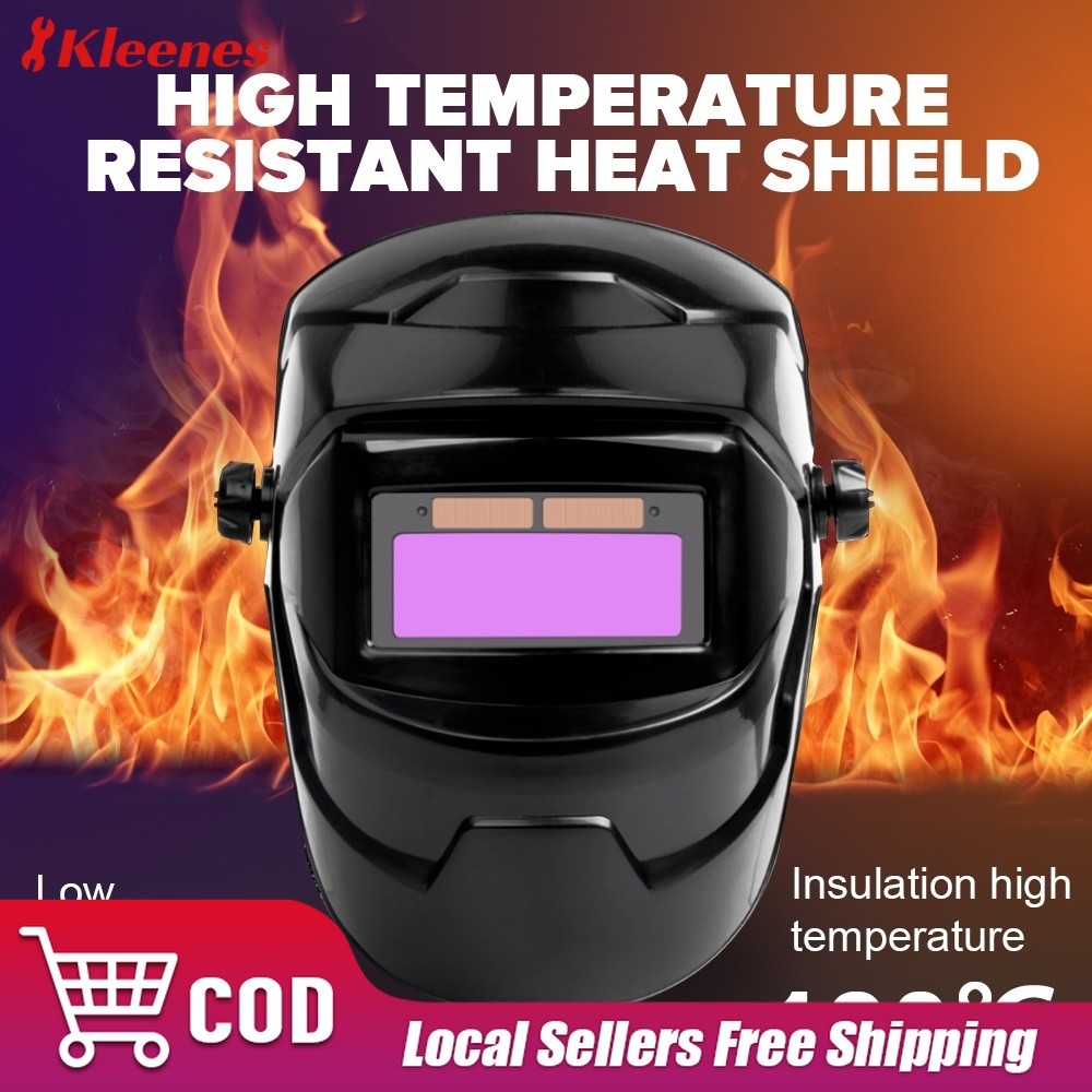 Welding mask helmet automatically darkens Head wear does not hurt the ...