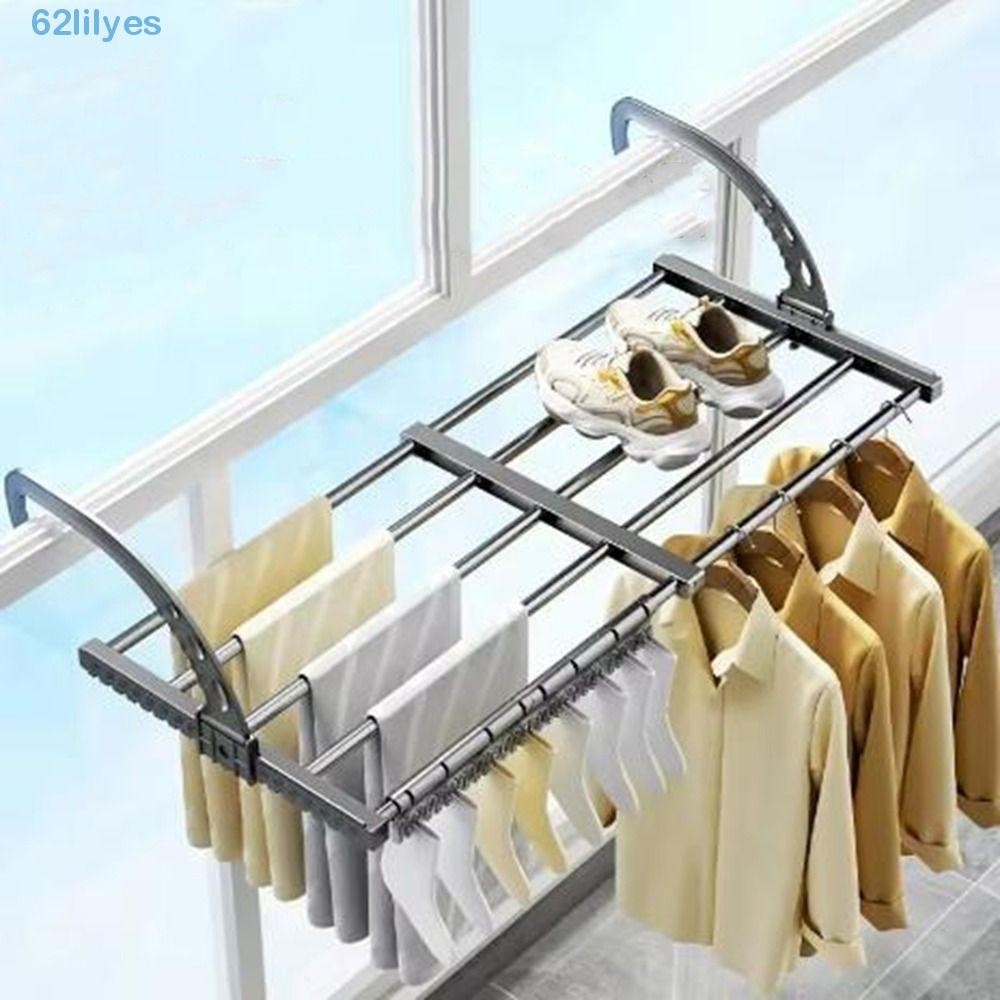 LILYES Retractable Radiator Cloth Airer, Adjustable Space-Saving ...