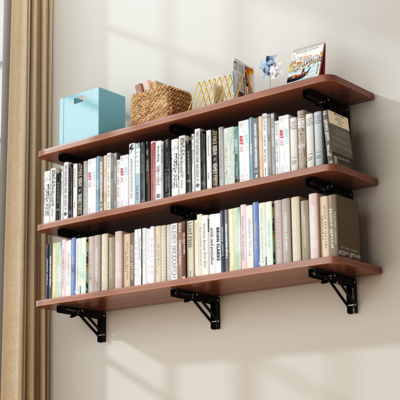 [48H Shipping] Wall Shelf Wooden Board Folding Table Kitchen Wall Mount ...