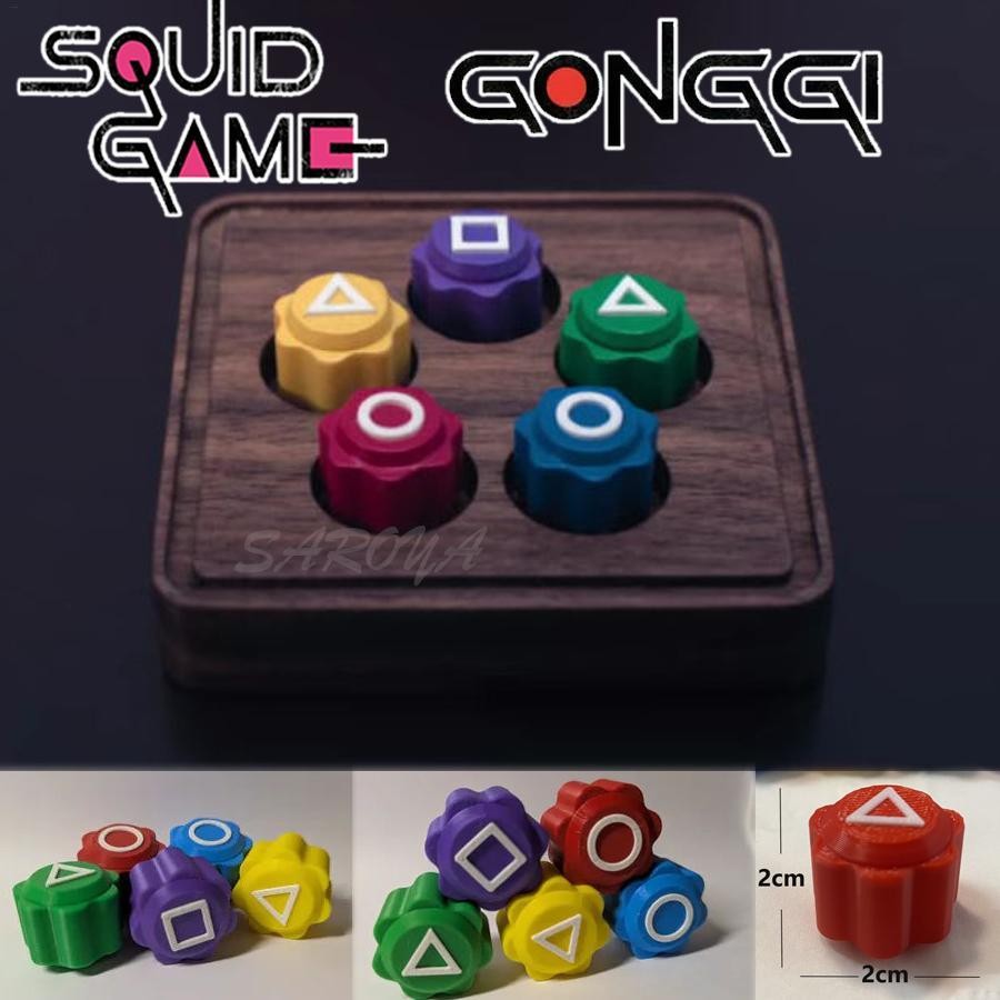NEW Squid Game 2 Gonggi Stones Games Traditional Korean Stone Catching ...