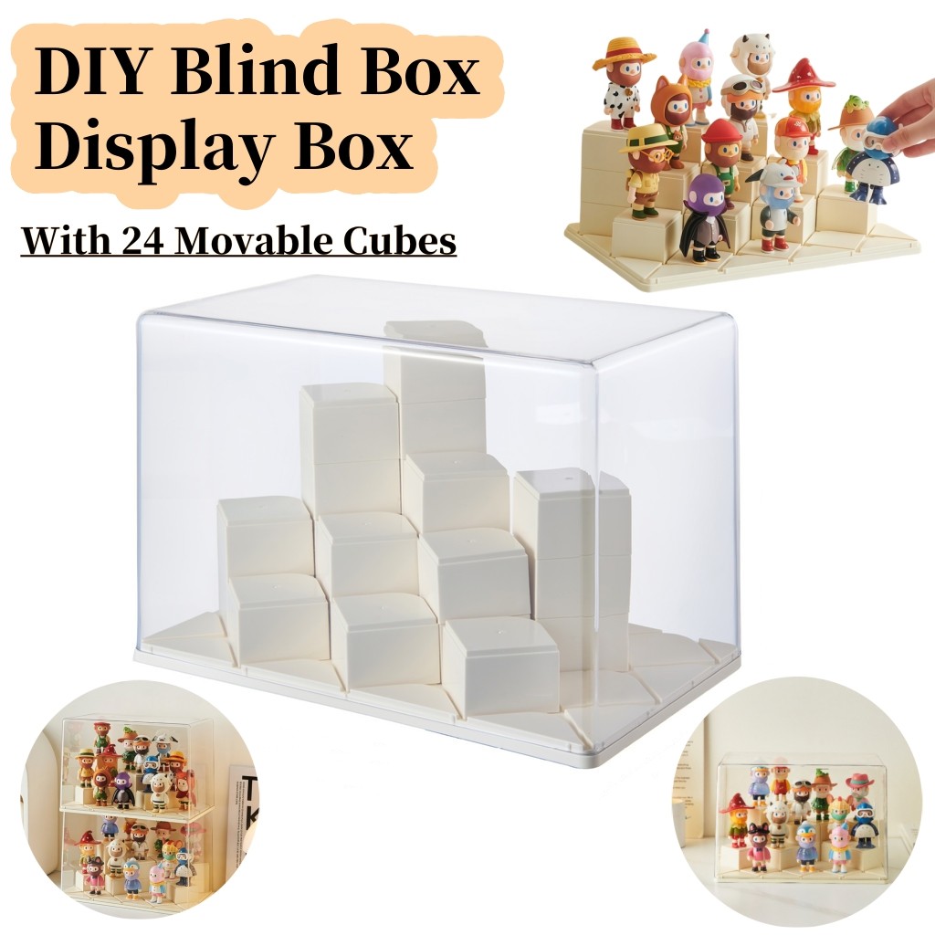 Blind Box Storage Display Stand Acrylic Display Case Boxes Transparent ...