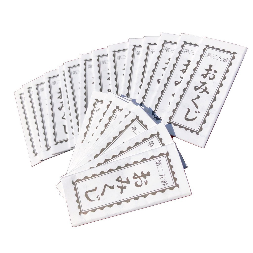 Omikuji fortune slips pre-folded bulk purchase set no bad luck with ...