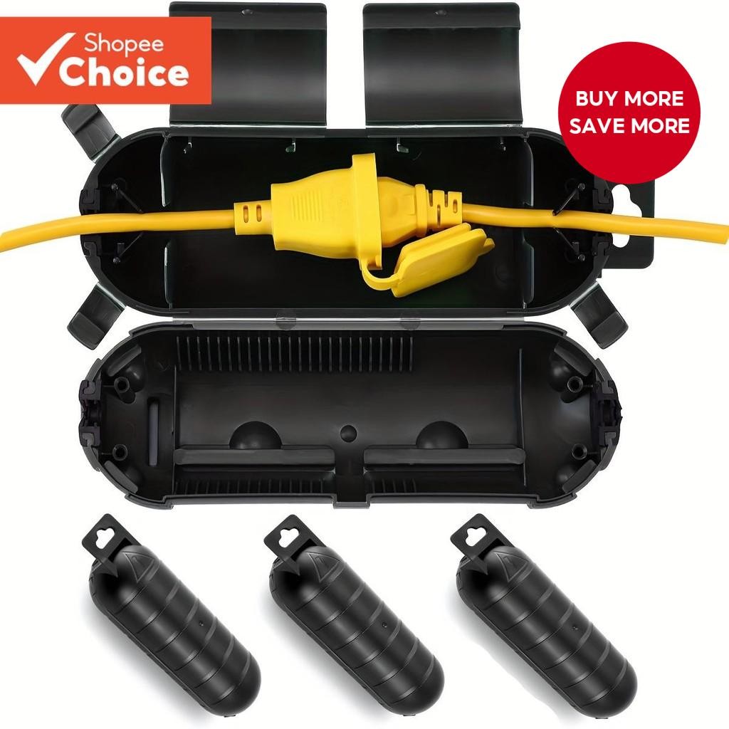 Extension Cord Plug Connection Protective Safety Cover, Water-Resistant ...