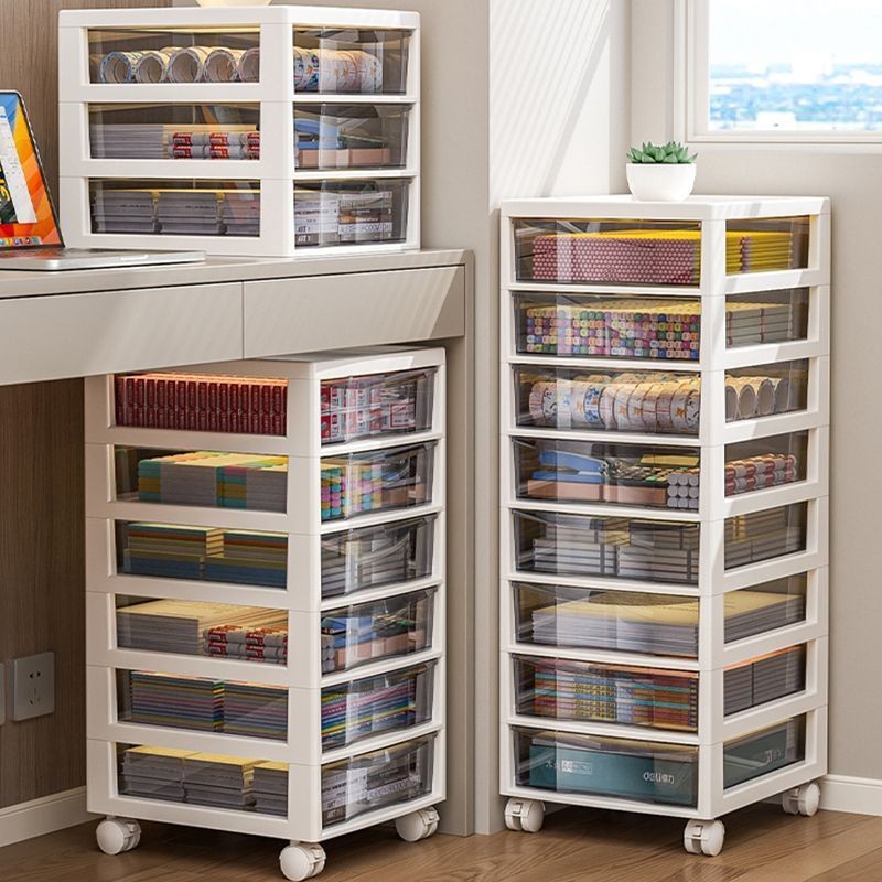 [48H Shipping] Drawer-Type under-Table Storage Cabinet Office File ...