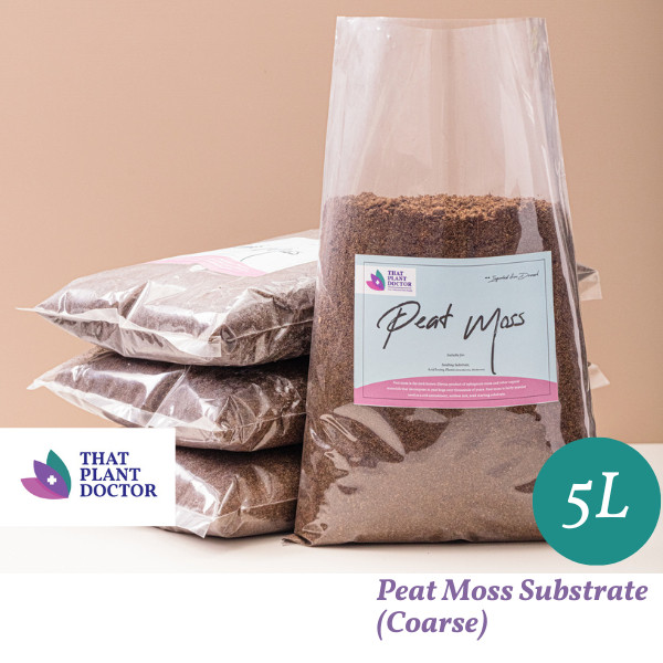 Peat Moss Substrate (Coarse) (5L) | Shopee Singapore