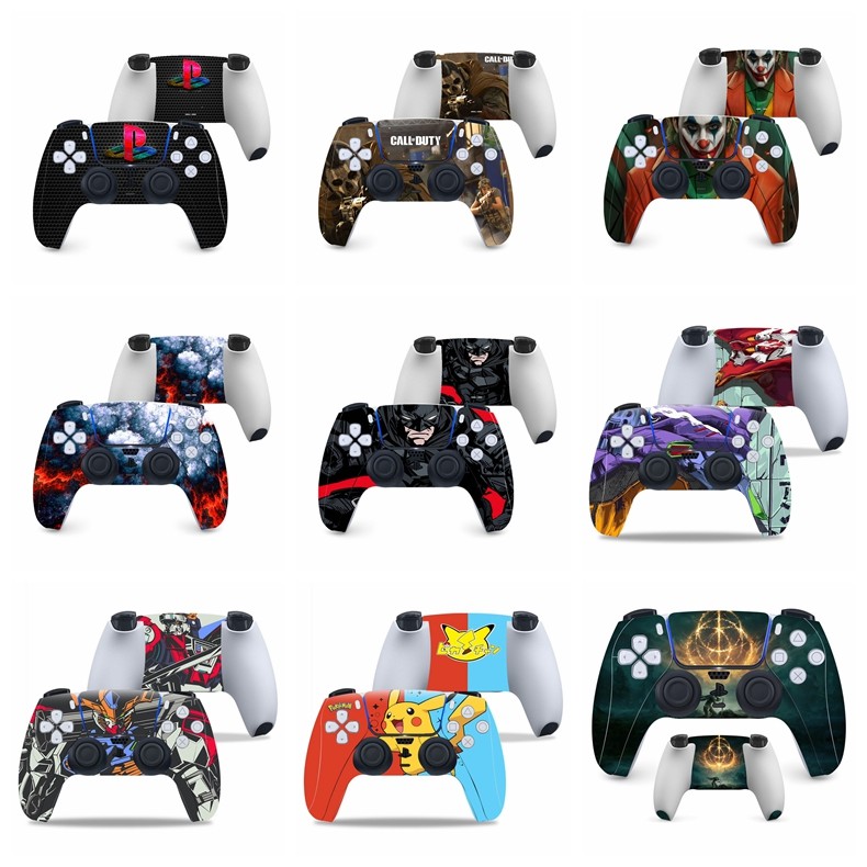 52 Colors PS5 Wireless Controller Remote Front&Back Skins Decal Wrap ...