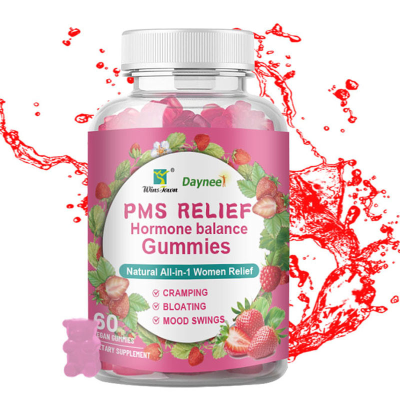 PMS Relief Hormone Balance Gummies Natrual Strawberry Flavor | Shopee ...