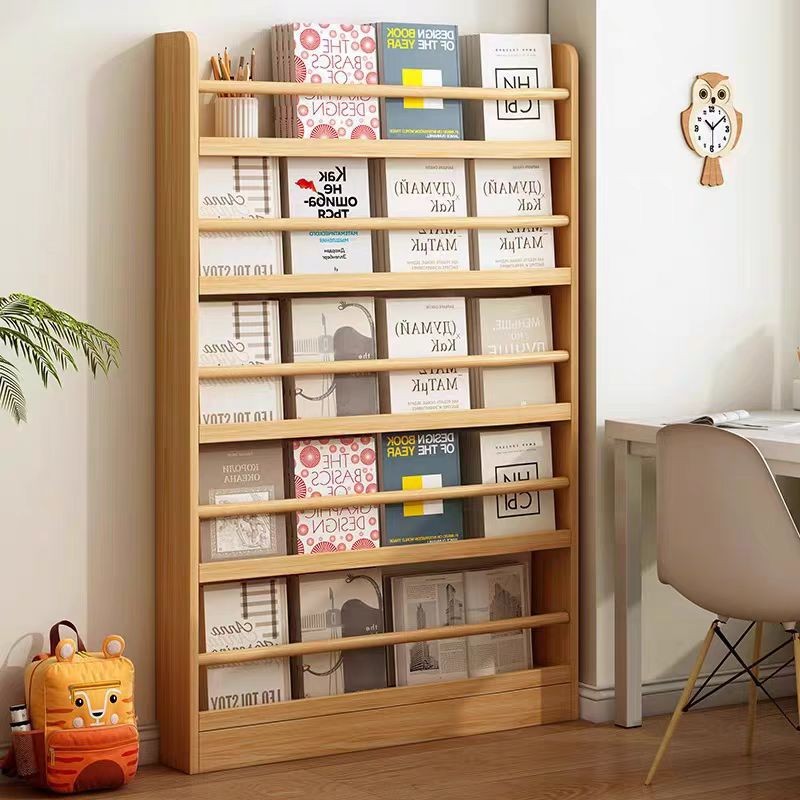 [48H Shipping] Ultra-Thin Floor Bookshelf behind the Door Children's ...