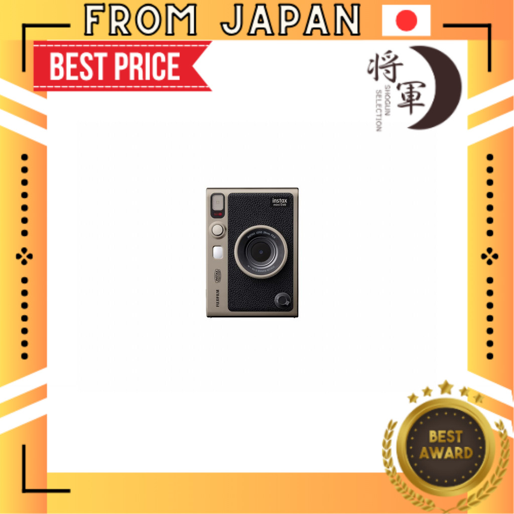 【From Japan】FUJIFILM Instax Evo Hybrid Instant Camera TITANIUM GOLD ...