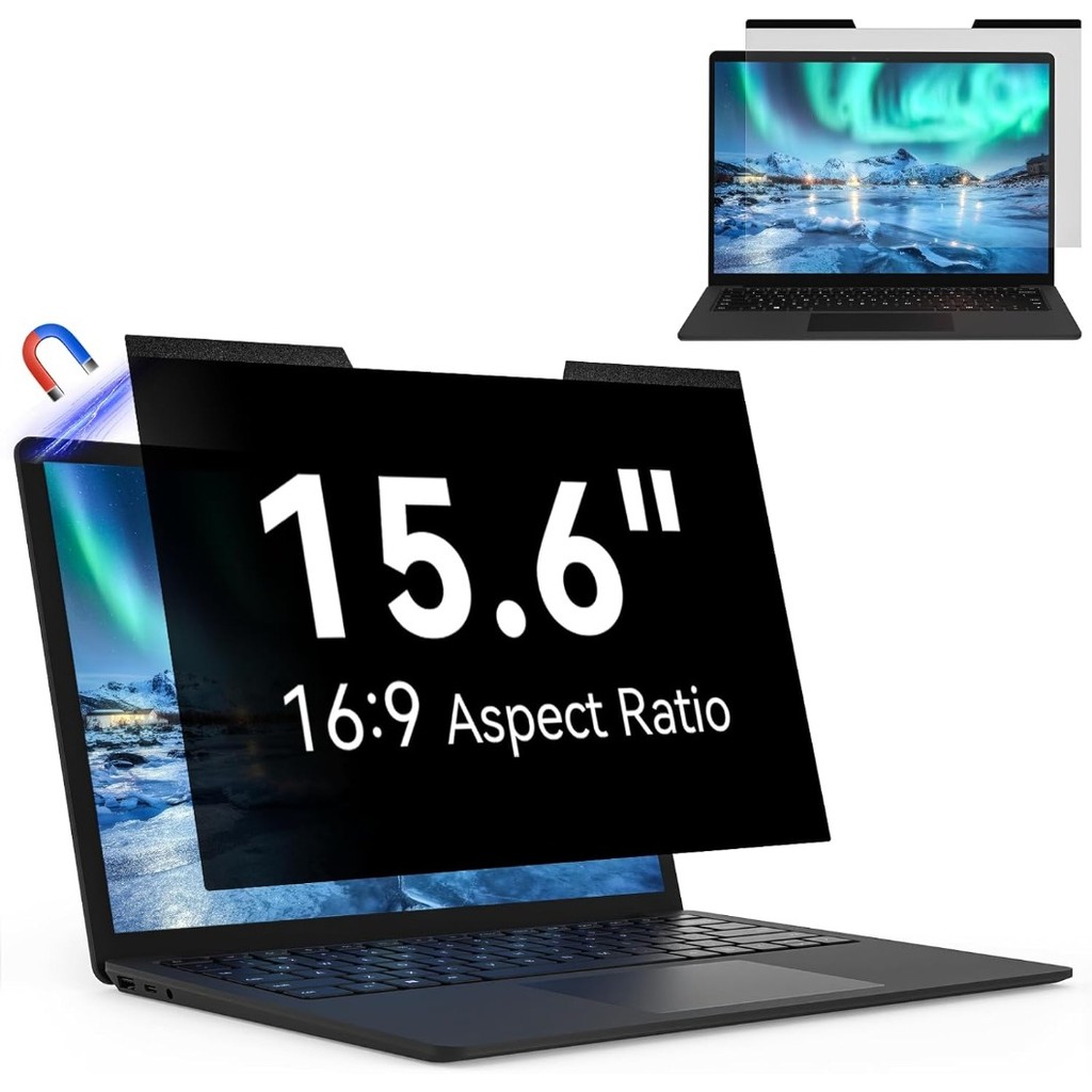 Magnetic Laptop Privacy Screen for 16:9 16:10 Computer Monitor ...