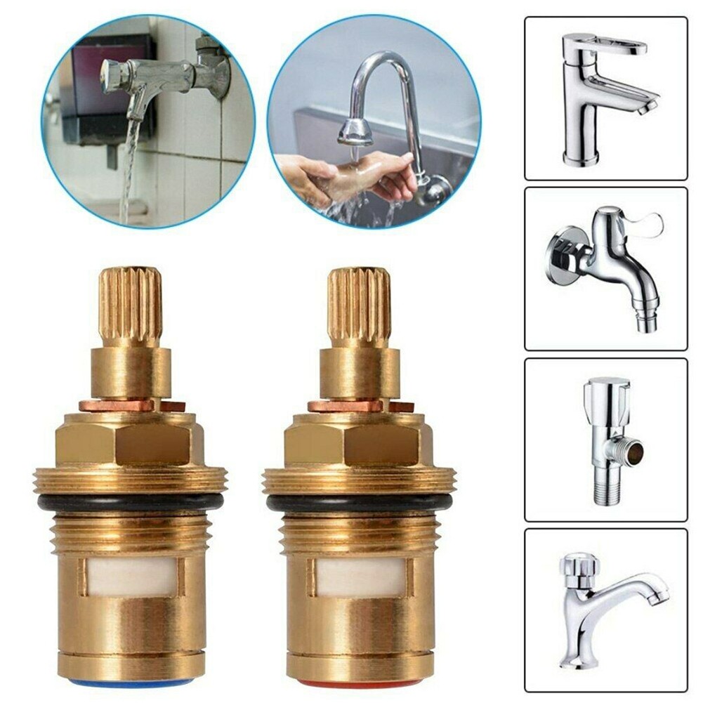 [HOT] Universal Replacement Tap Valves Brass Ceramic Disc Cartridge ...