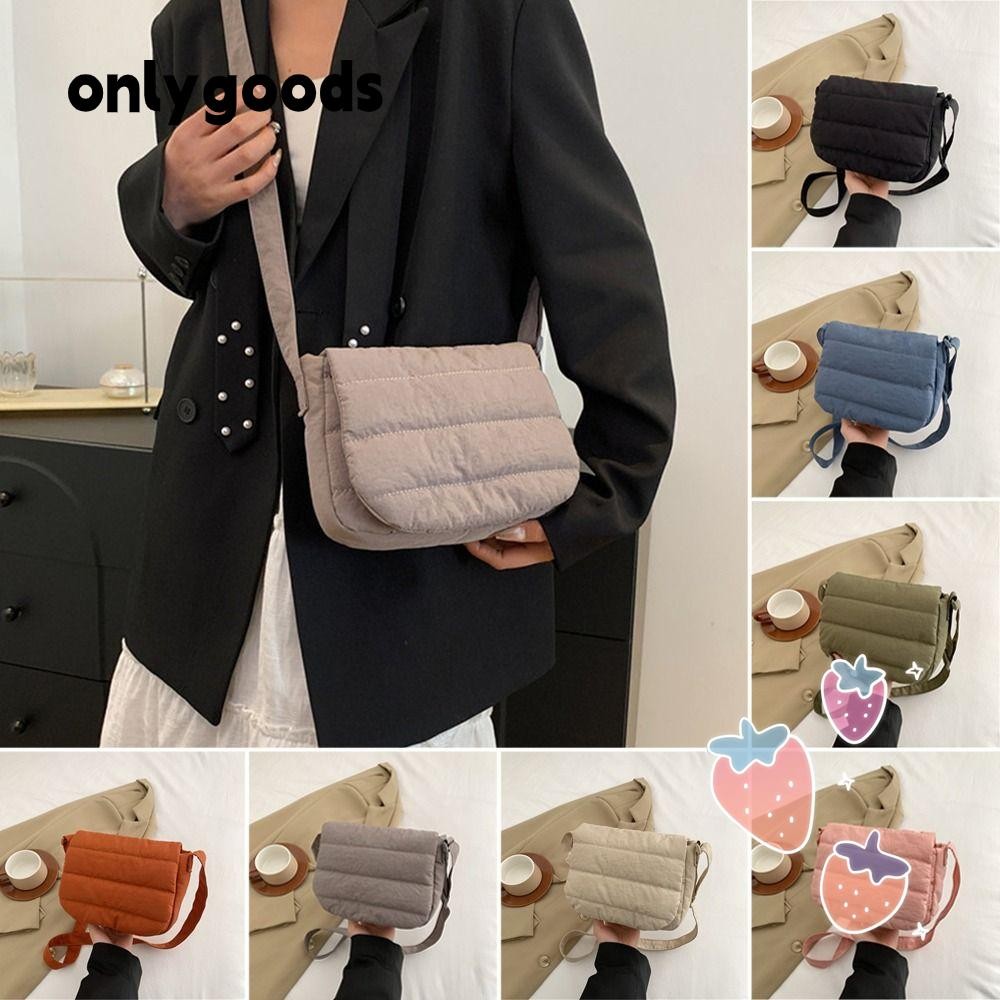 ONLYGOODS1 Shoulder Bags, Solid Color Lightweight Messenger Bags ...