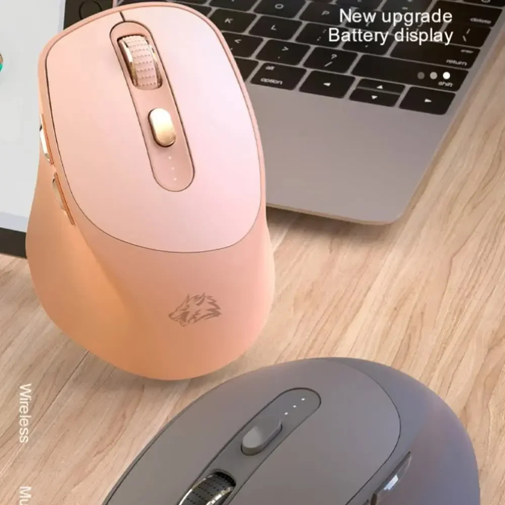 Free Wolf X7 Wireless Bluetooth Dual Mode Mouse Laptop Rechargeable ...