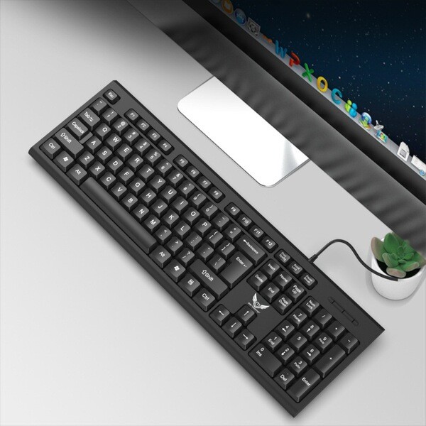 Factory Spot 618 Wired Keyboard Splash Resistant Chocolate Keycaps ...