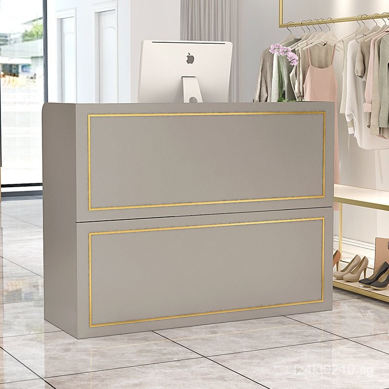 Clothing Store Small Supermarket Reception Desk Bar Table Counter Table ...