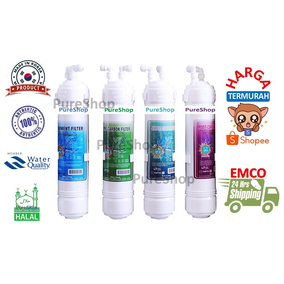 Korea HALAL 8" 9" 10" Original Korea Water Filter Cartridge Water ...