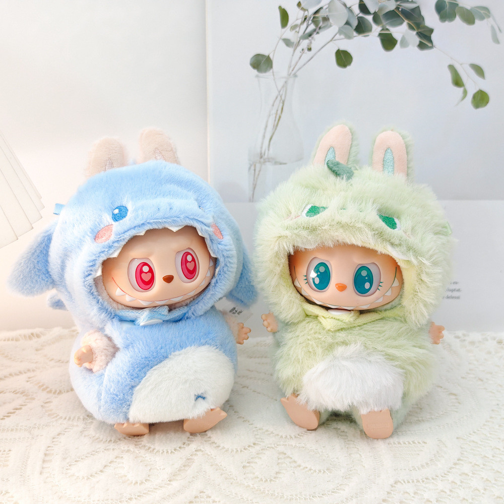 Doll Clothes v1&v2 Macaron Blind Box Labubu Vinyl Face Pendant Labubu ...