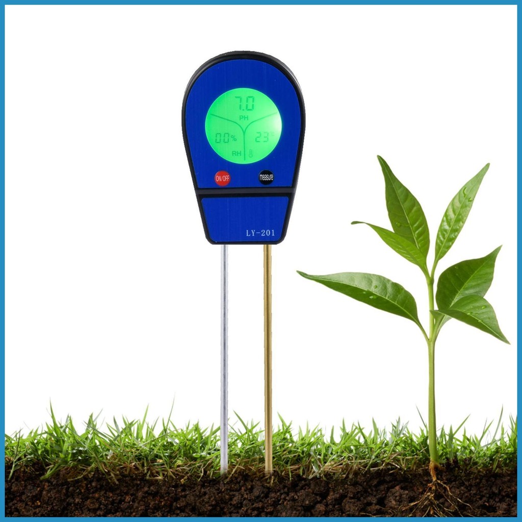Soil Moisture Sensor Plant Moisture Meter pH Soil Tester ...