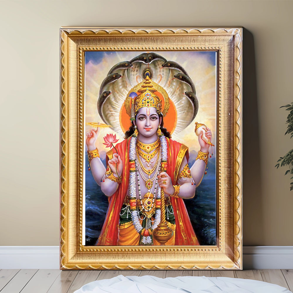 Picture Auspicious Of Phra Narai Wisnu Hindu God Worship Minimalist ...