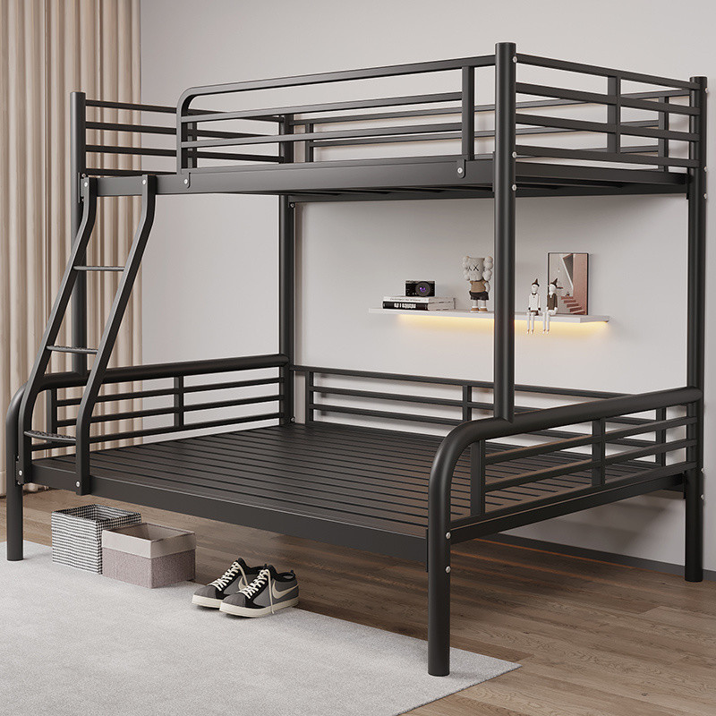 Loft Bed Iron Bunk Bed Home Iron Frame Bed Student Dormitory High Low ...