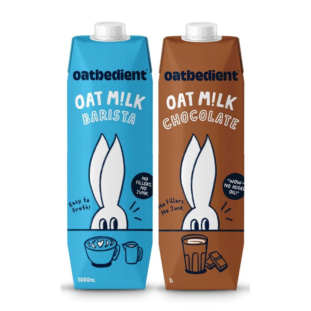 (Mix N Match) Oatbedient Oat Milk Barista/Chocolate 1L | Shopee Singapore