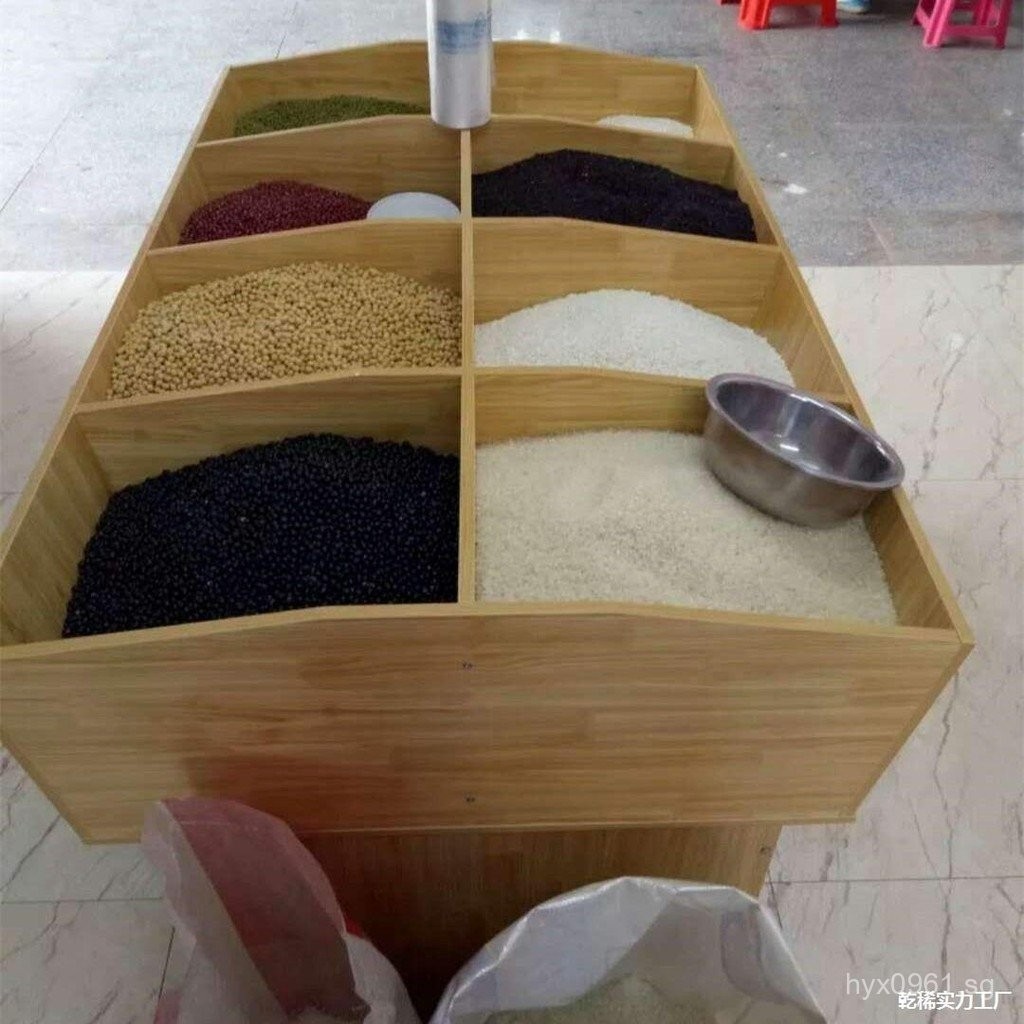 Bucket Display Cabinet Grain Container Bulk Rice Grain Oil Bulk ...