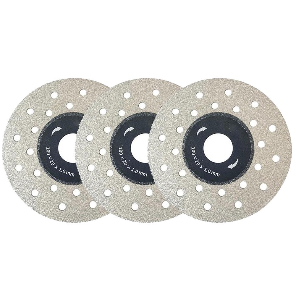 3PCS 100mm Rock Slab Cutting Disc Emery Saw Blade Grinding Disc ...