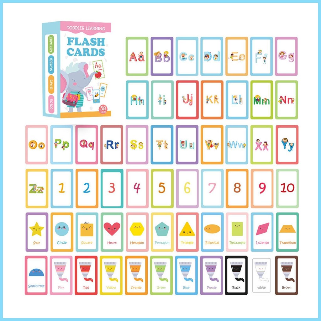 Sight Word Flash Cards Flash Cards Alphabet Colors Cognitive Flashcards ...
