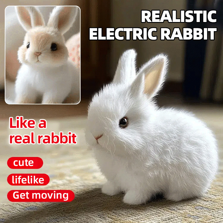 🐰Walking/Interactive🐰Little Bunny AI Simulation Interactive Toy ...