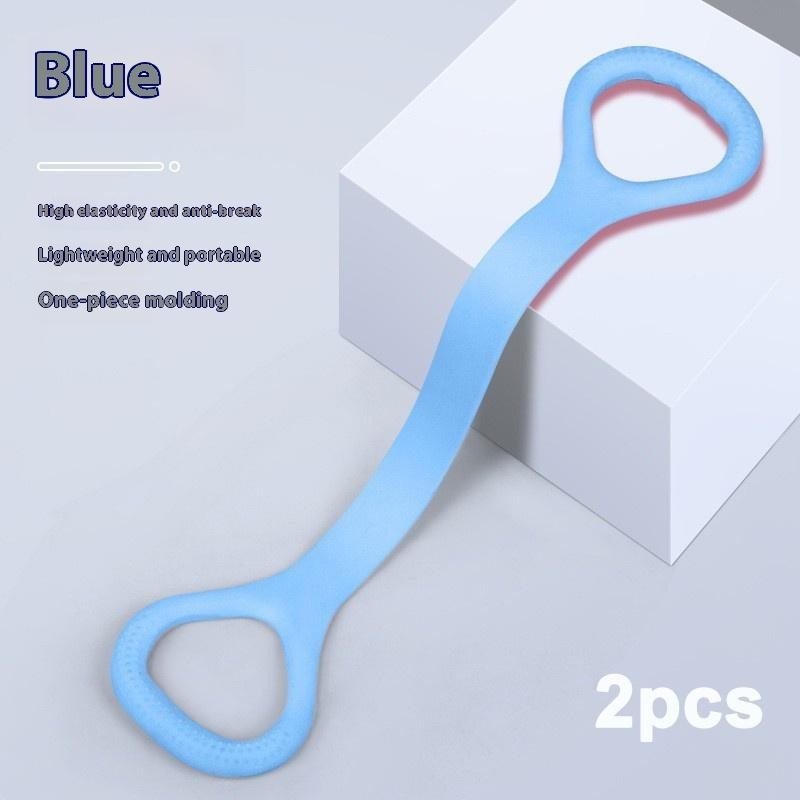 [XFD] 2Pcs 8-shaped Fitness Resistance Band Sports Workout Elastic Band ...