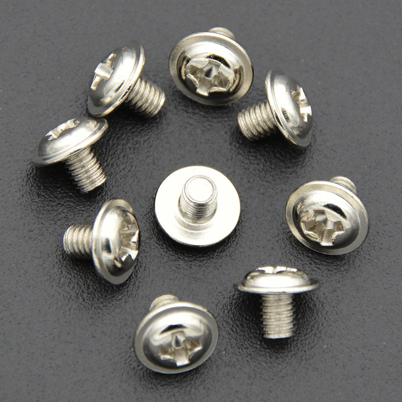 PWM3*4Combined Cross round Head Screw with Pad Machine Teeth Desktop ...