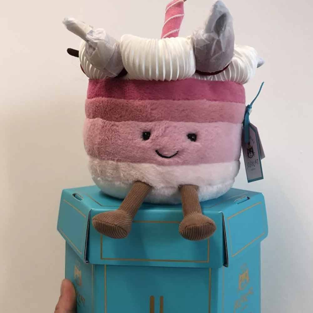 Jellycat x Harrods London Exclusive Limited Edition Cheryl Cherry Cake ...