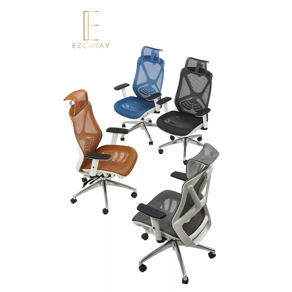 E5 Fully Synchronized High-back Ergonomic Full Mesh Chair | Shopee ...