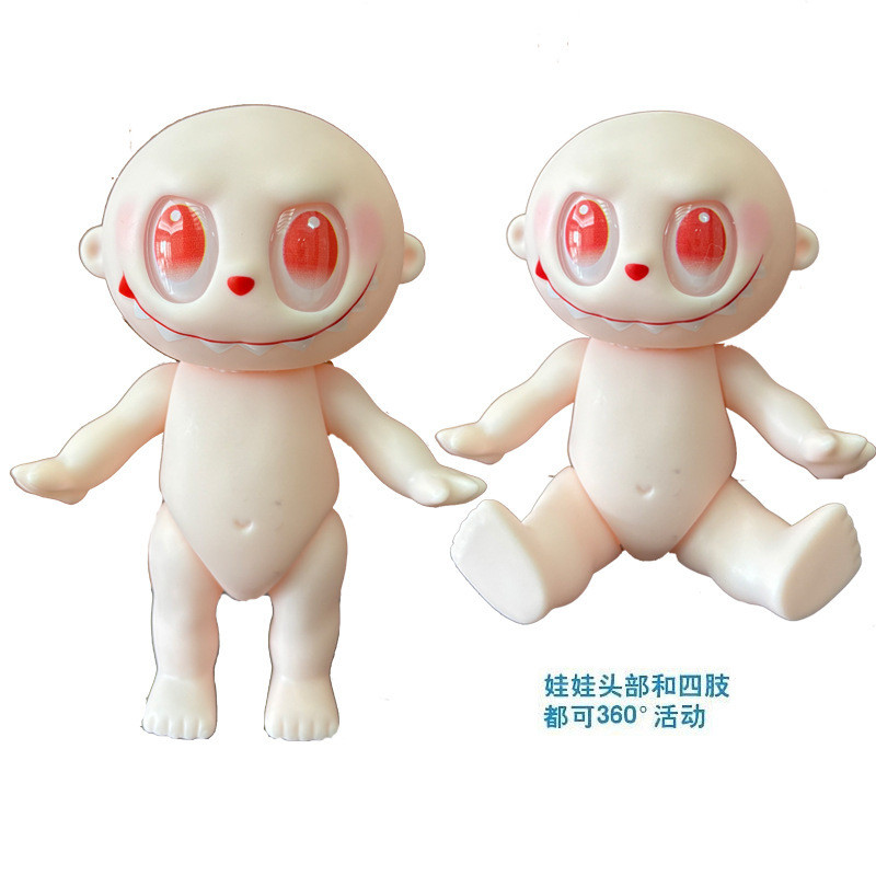 Super Cute labubu Face Skin Hand Foot Mystery Box Accessories Plush ...