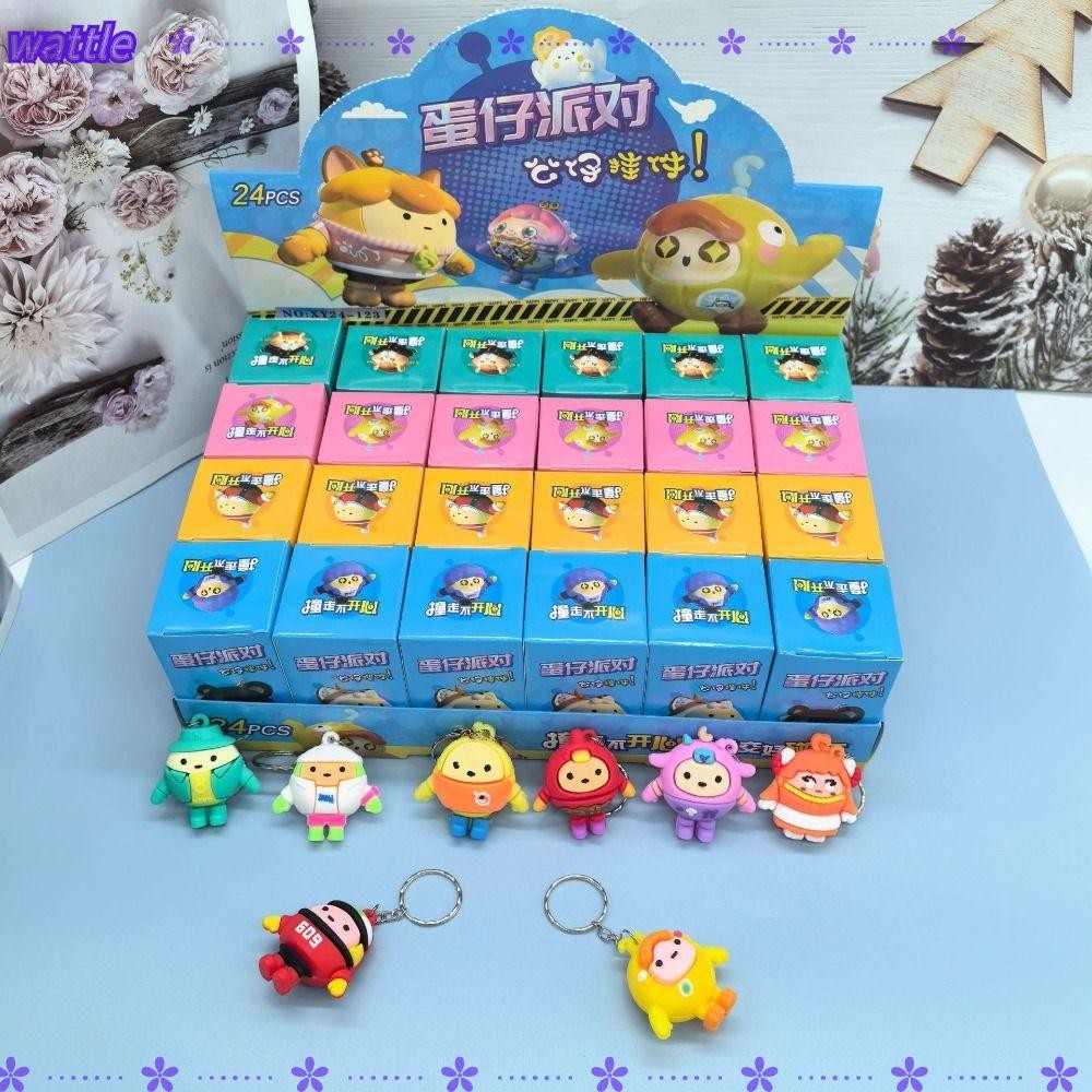 WATTLE 24box/set Baby Three Keychain Box, Baby Three Butter Bear Toys ...