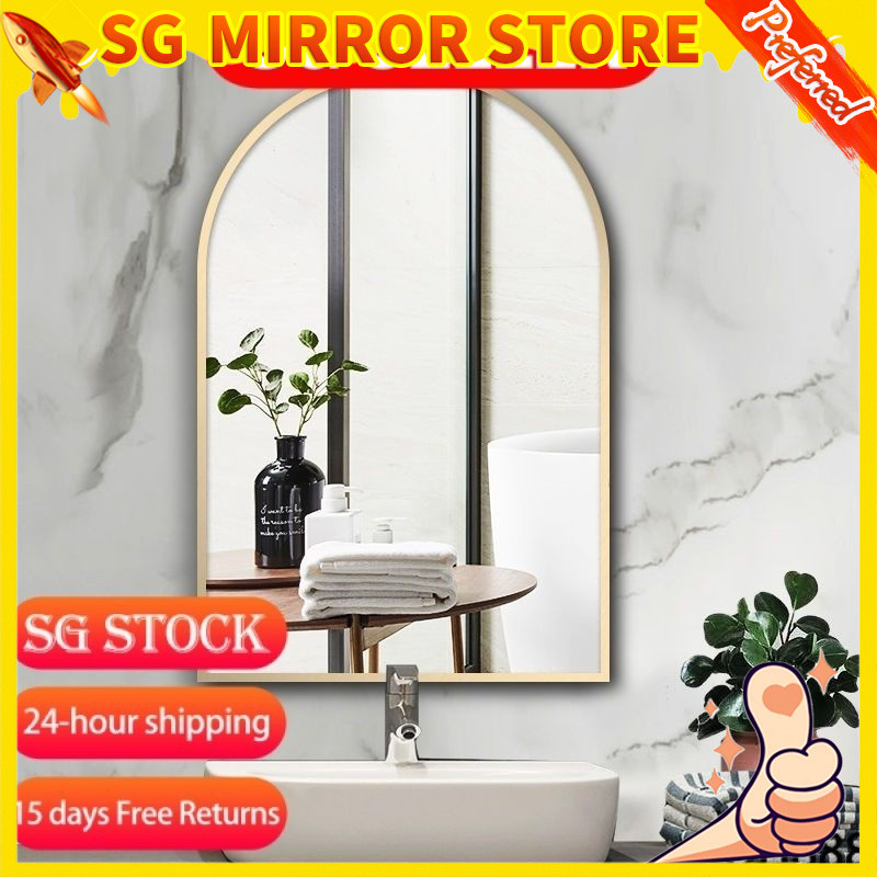 Arch mirror Wall hanging art Mirror Bathroom Mirror makeup Mirror ...