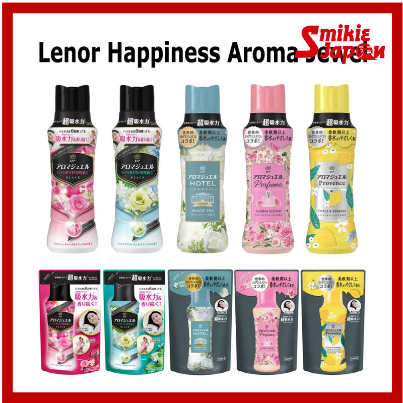 [Ready Stock] P&G Lenor Happiness Aroma Jewel Laundry Beads Pod Scent Booster 470ml 【Made In ...