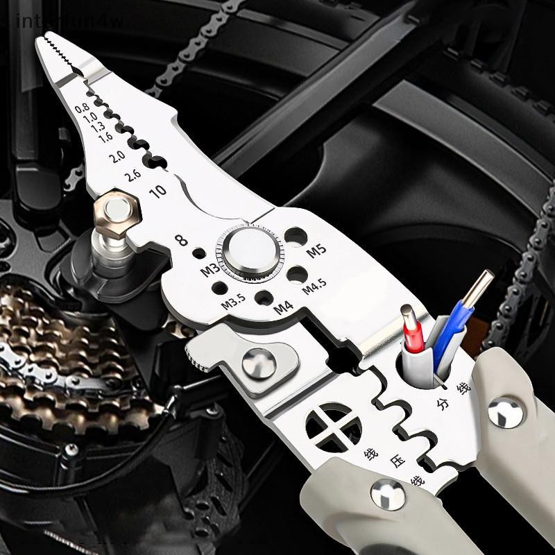 interfun4w New Multifunctional Wire Crimper Pliers Cable Cutter ...