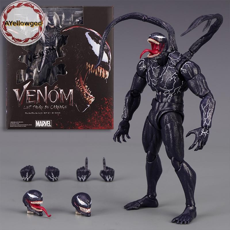 AYellowgod Venom 2 Action Figure Joint Movable Toys Venom Symbiont ...