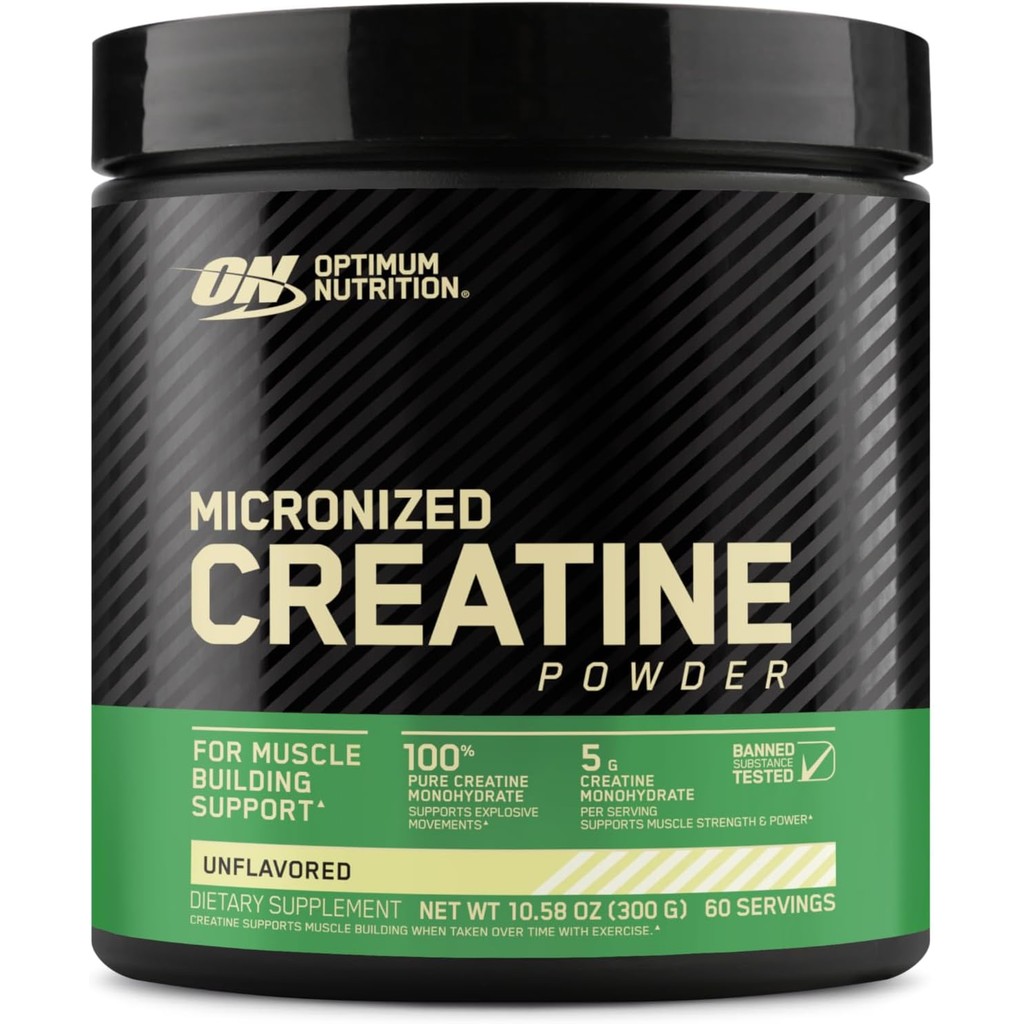 Optimum Nutrition Micronized Creatine Monohydrate Powder, Unflavored ...