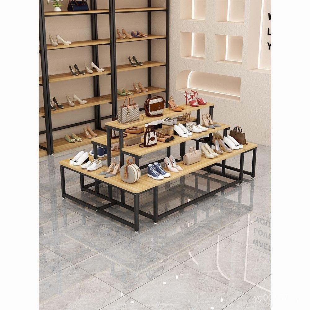 Multi-Layer Zhongdao Bag Display Shelf Shoe Rack Display Stand Flower Shop Floor Running Water ...