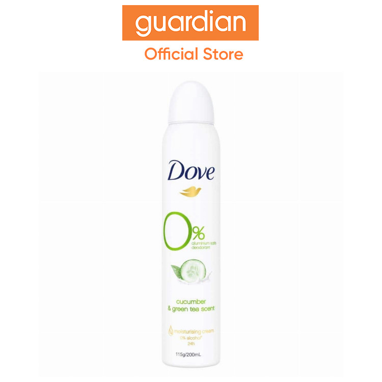 Dove Zero Cucumber & Green Tea Spray 200ML | Shopee Singapore