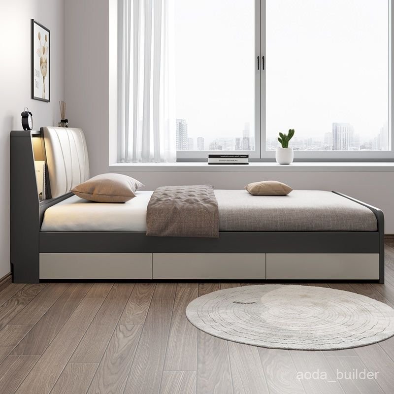 Multifunctional Bunk Bed Tatami Integrated Bed Double Bed Two-Layer Bed ...