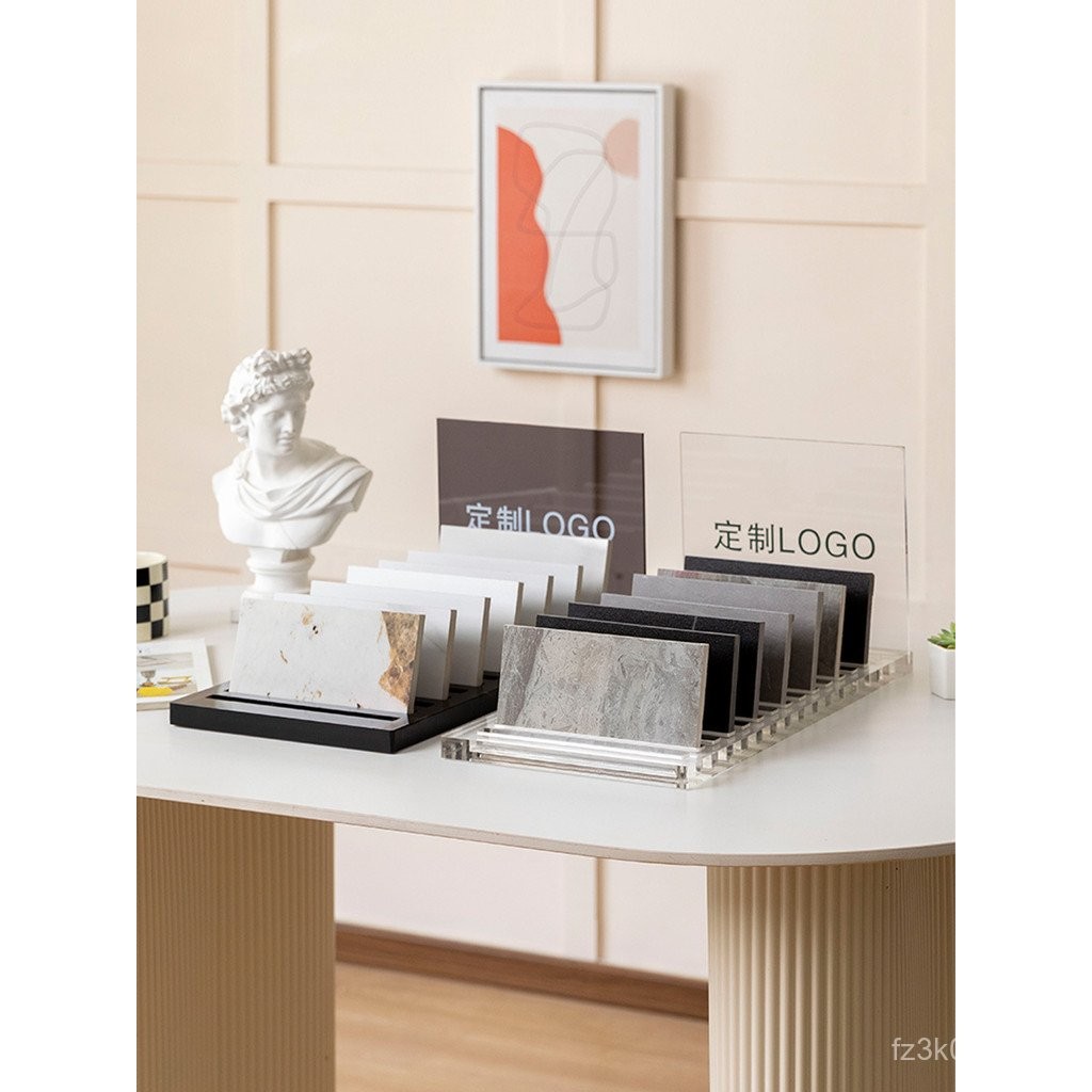 Countertop Sample Stone Acrylic Display Board Color Board Display Stand ...