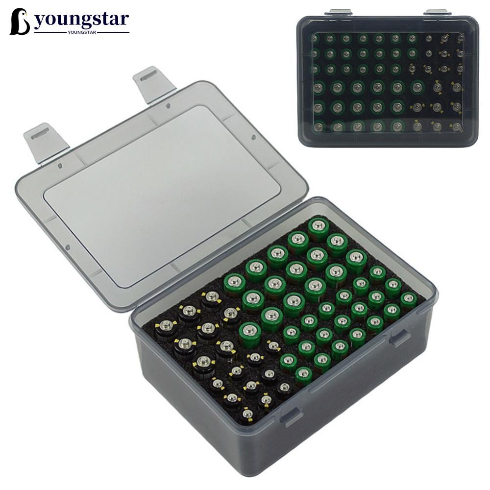 YOUNGSTAR Battery Storage Organizer Holder Holds 72 AA AAA Batteries ...