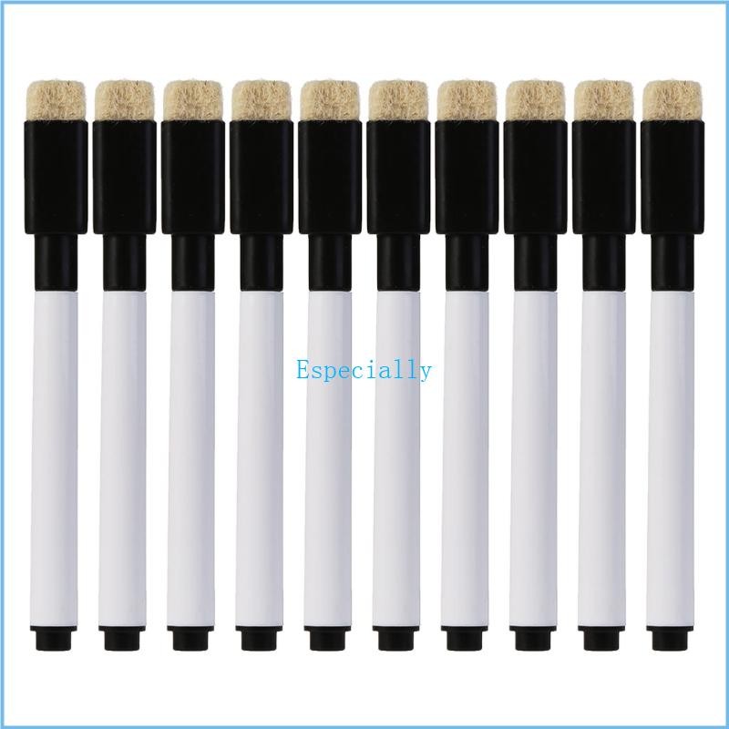 ESP Whiteboard Pen 10pcs set Erasable Dry White Board Markers Home ...