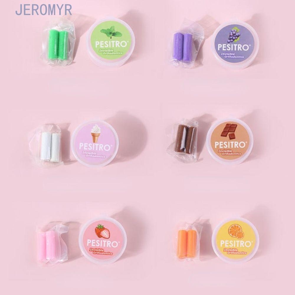 JEROMY5R Dental Aligner Chewies Food Grade 6 Color Handheld Invisible ...