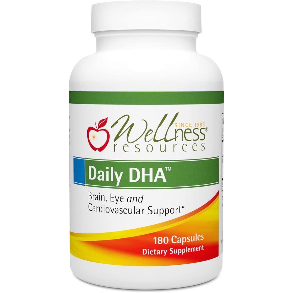 Wellness Resources Daily DHA - High potency and purity DHA Fish Oil,TG ...