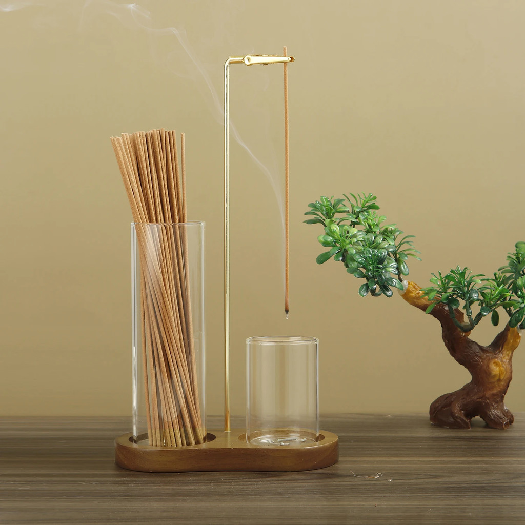 2 in 1 Incense Holder for Sticks Anti-Ash Flying Incense Burne with ...